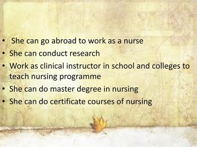 Professional advancement in nursing | PDF | Postgraduate Education ...