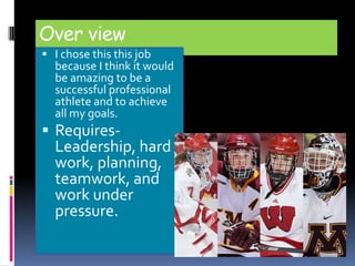 Professional athlete powerpoint | PPTX | Sports