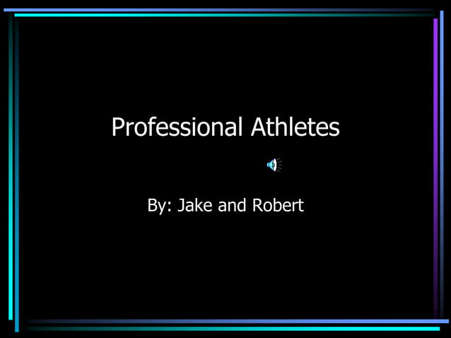 Professional Athletes | PPT
