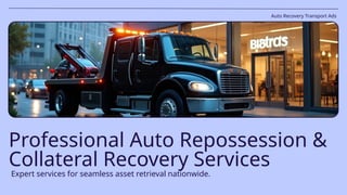 Professionalc & Collateral Recovery Services | PPTX
