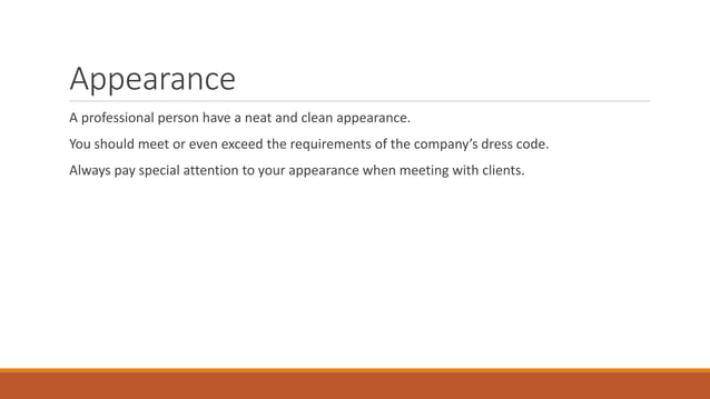 Professional Behaviour | PPTX