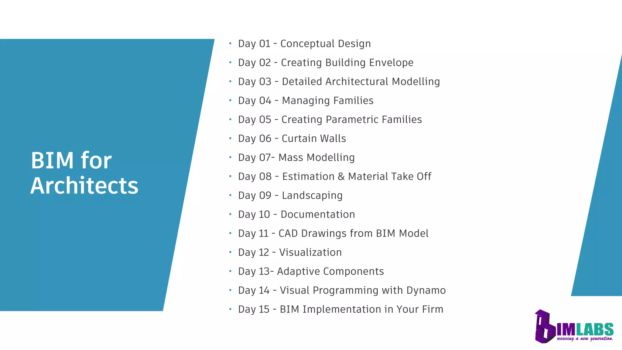 Professional BIM Program for Arch | Structural | MEP | Construction | PPT