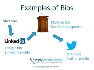Creating a Better Professional Bio | PPT