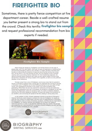 A Great Collections of Bio Samples That Stand Out | PDF | Resume ...