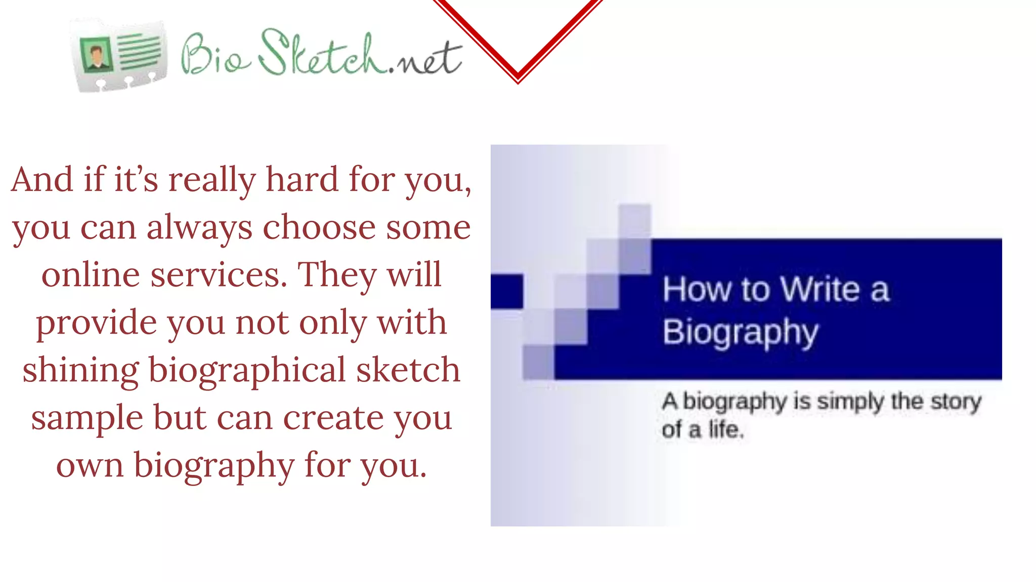 Professional Biosketch Examples For Everyone | PPTX