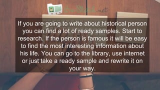 Professional Biosketch Examples For Everyone | PPTX