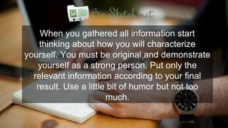 Professional Biosketch Examples For Everyone | PPTX