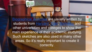 Professional Biosketch Examples For Everyone | PPTX