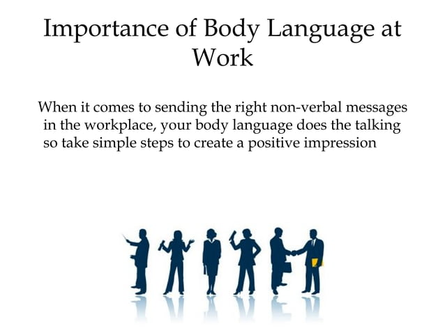 Professional Body Language at Work | PPT | Sexual Health | Diseases and ...