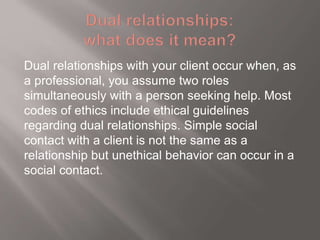 Professional boundaries | PPTX
