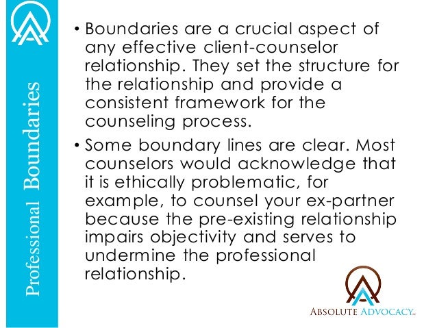 Substance Abuse Counseling: Understanding Professional Boundaries