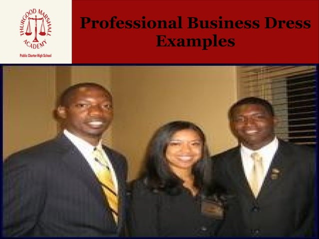 Professional Business Dress Examples | PPT