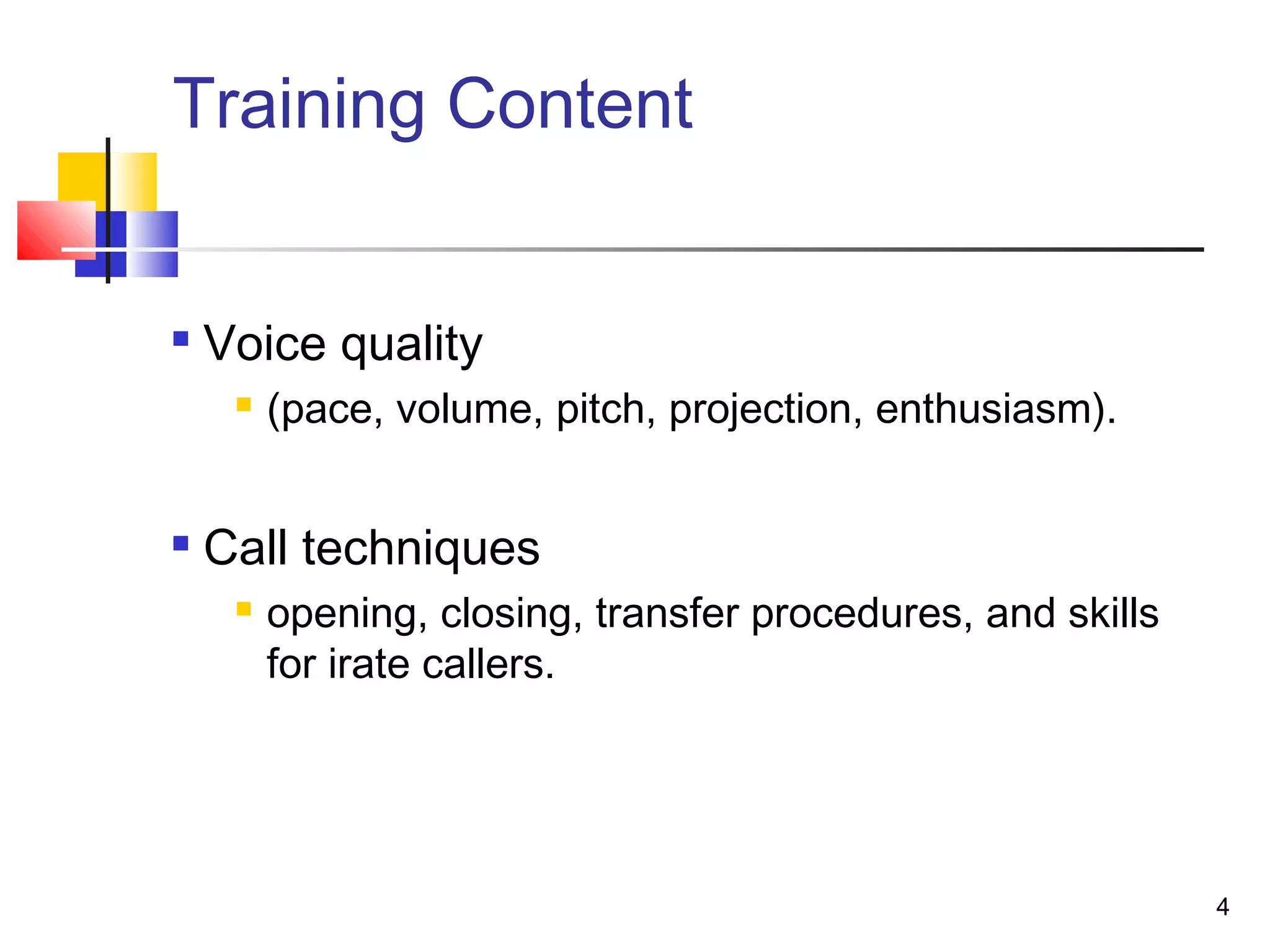Professional call handling techniques (1) | PPT