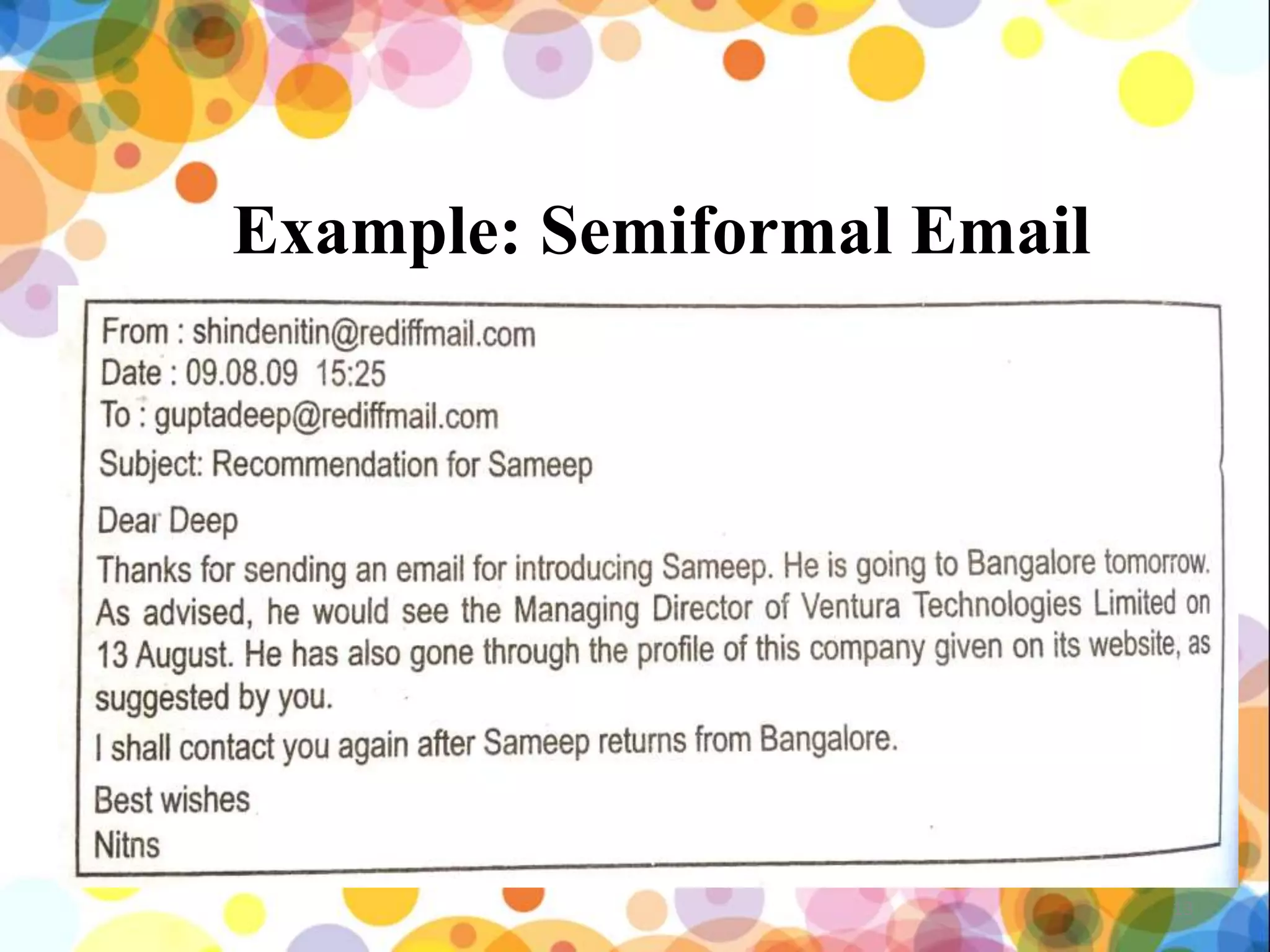 Professional Communication: Email Correspondence | PPTX