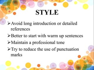 Professional Communication: Email Correspondence | PPTX