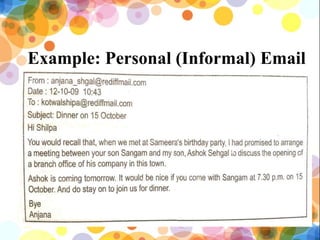 Professional Communication: Email Correspondence | PPTX