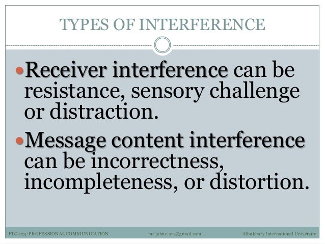 Professional Communication 1 - Basic Elements