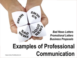 Professional Communication 3 - Examples | PPTX | Publishing Industry ...
