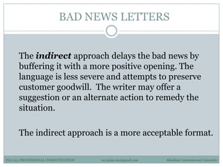 Professional Communication 3 - Examples | PPTX | Publishing Industry ...