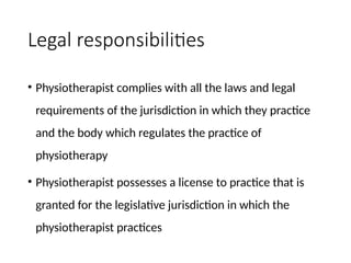 Professional Competencies (Physiotherapy) | PPTX