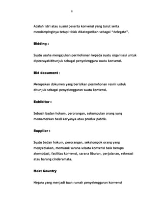 Professional conference organizer | PDF