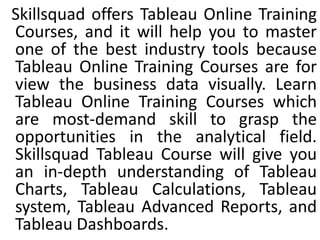 Professional Cyber Security & Tableau Certification Training Courses By Skillsquad.pptx