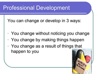 Professional development | PPT