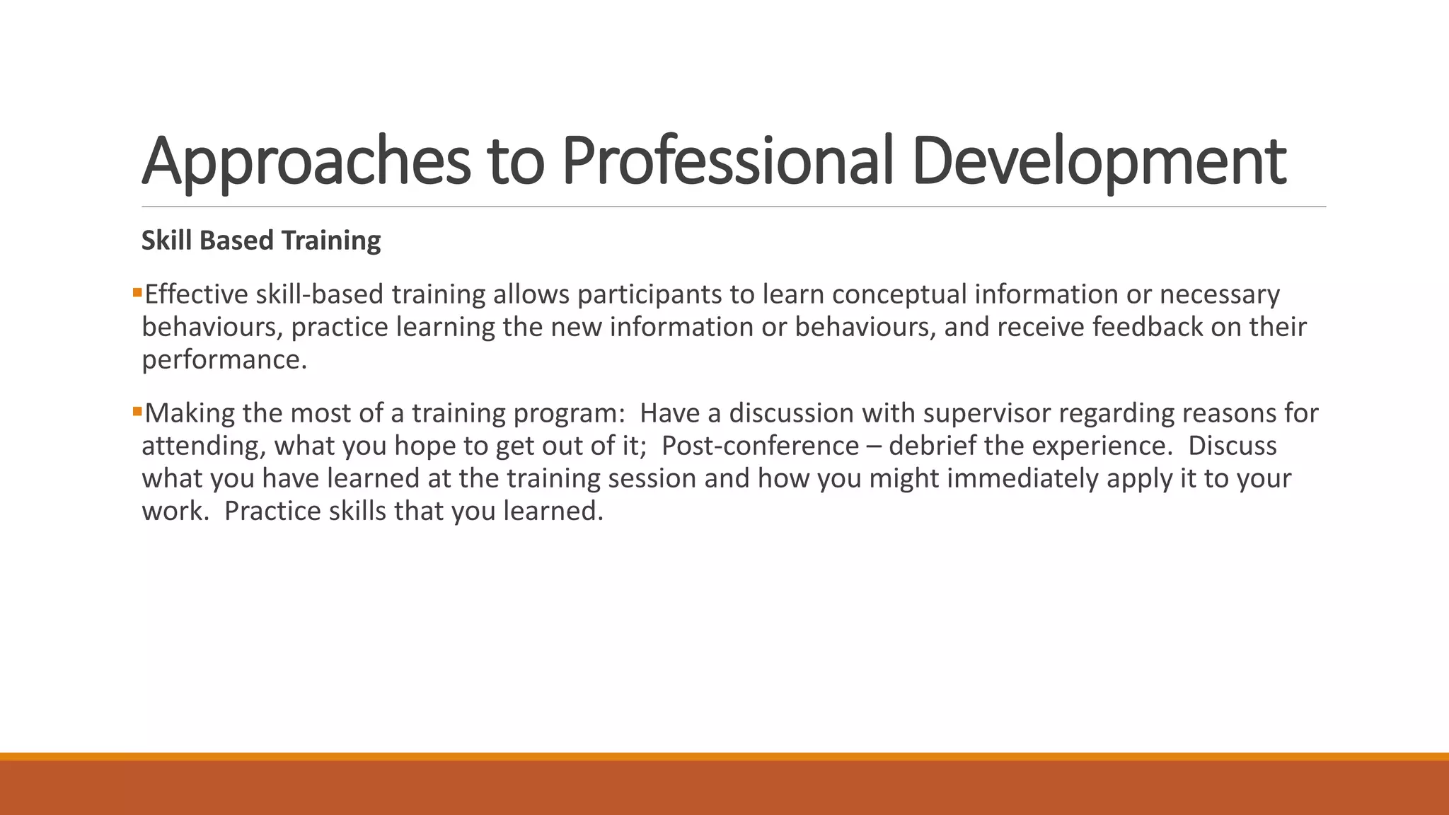 Professional Development | PPTX