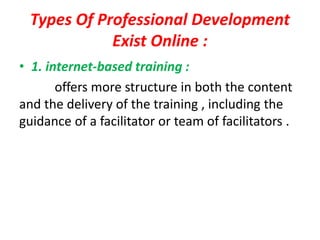 Professional development | PPT