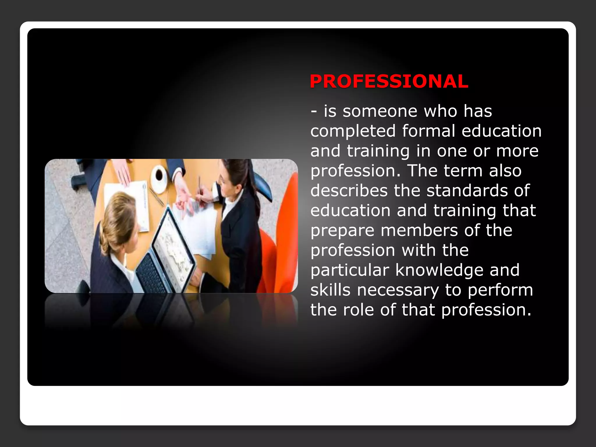 Professional development | PPT