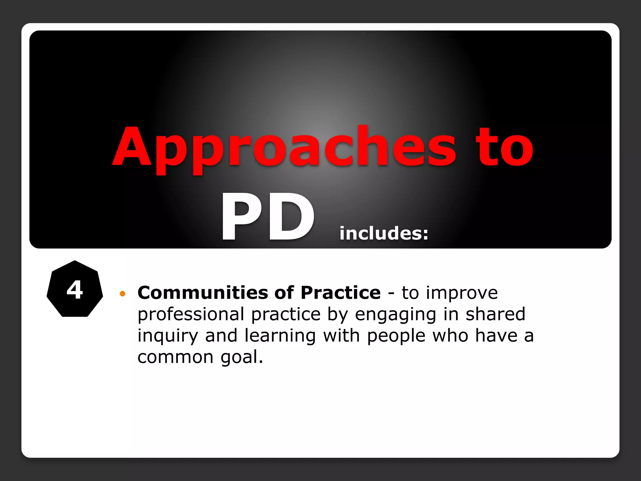 Professional development | PPT