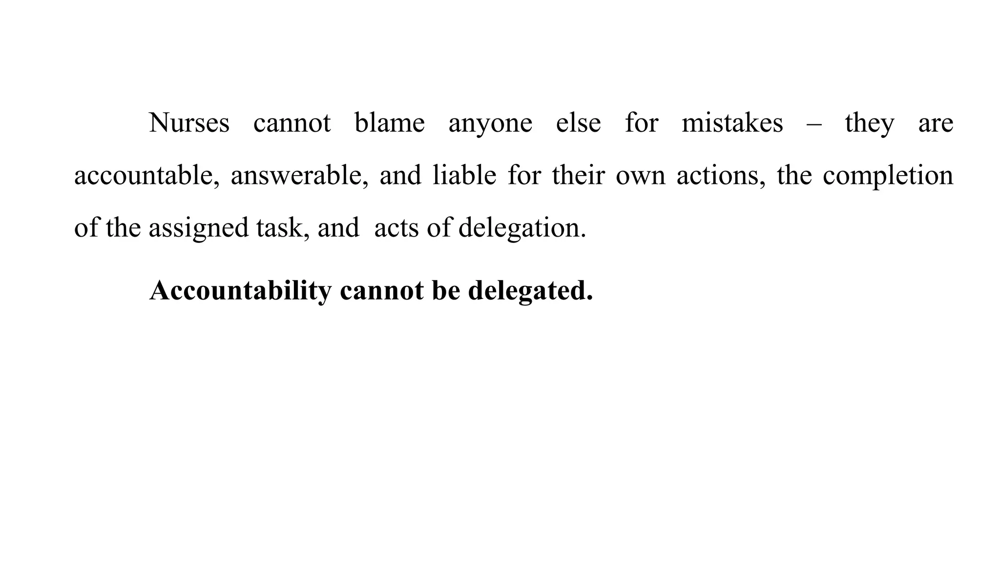 Professional Development & Accountability in Nursing | PPTX