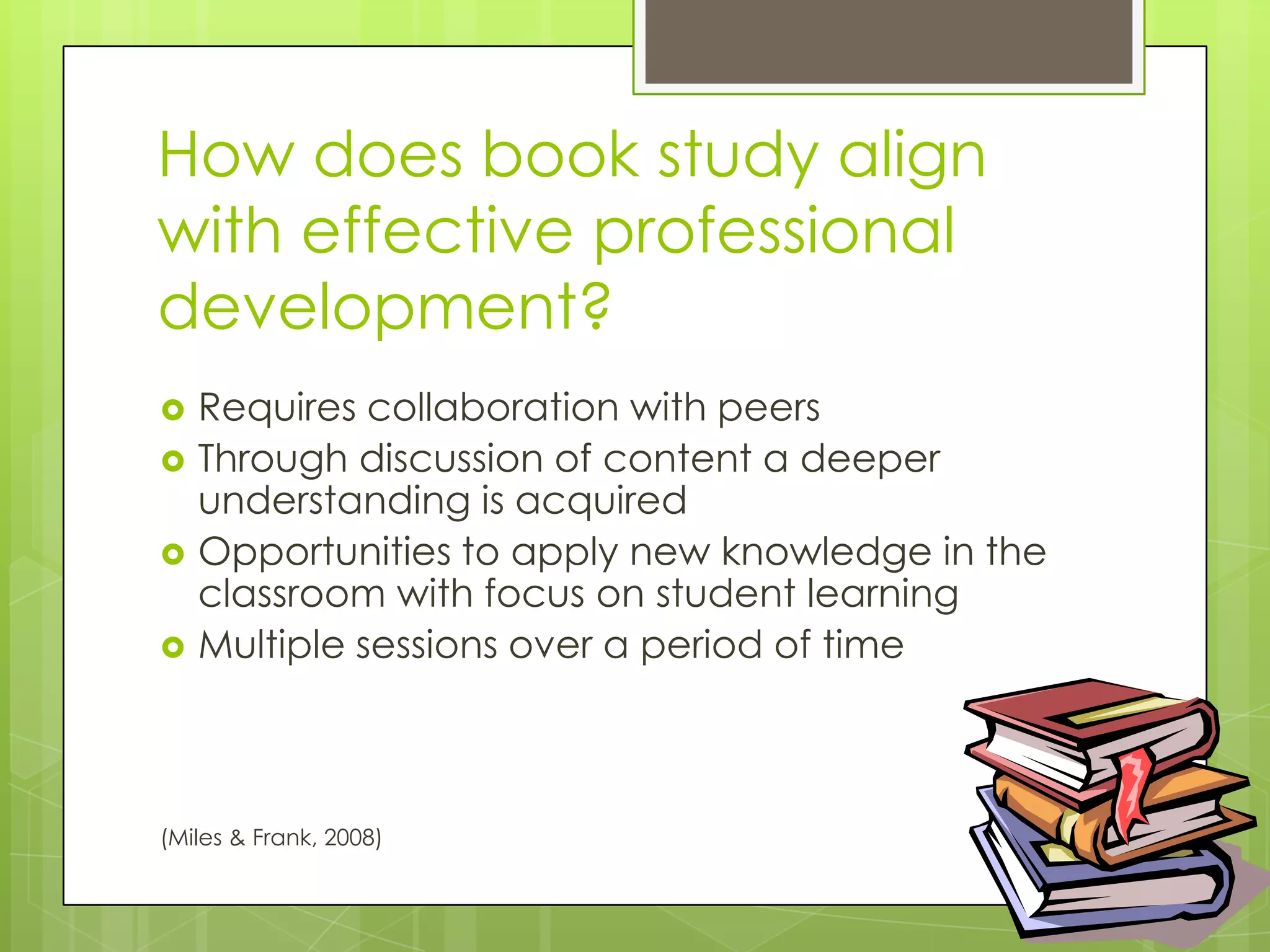 Professional development book study | PPT