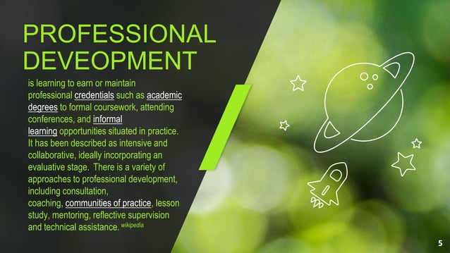 Professional Development chapter 1 | PPTX | Professional School | Postgraduate Education