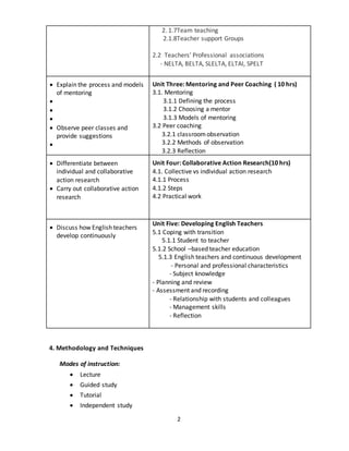 Professional development in elt | DOCX