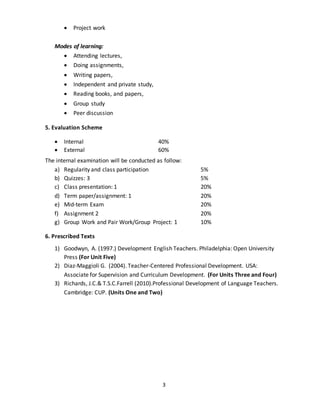 Professional development in elt | DOCX