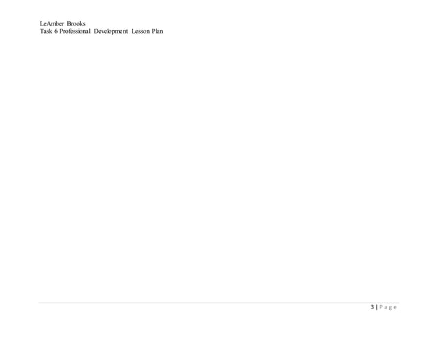 Professional development lesson plan | PPT