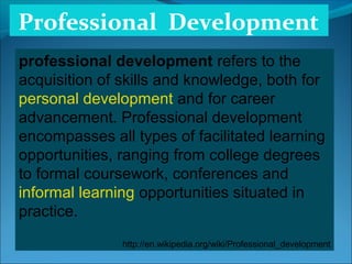 Professional Development of Teachers: Use of ICT for Capacity Building ...