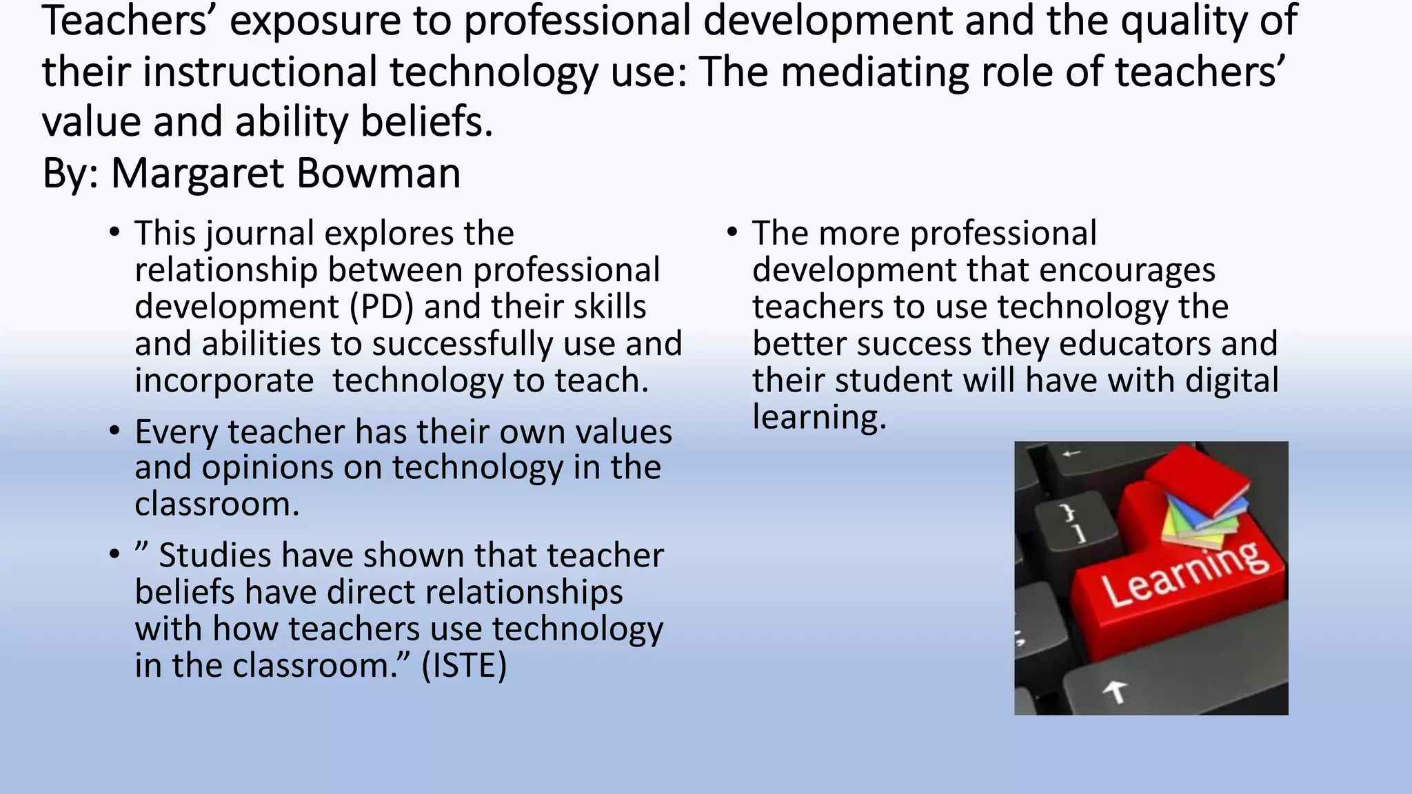 Professional development powerpoint | PPT