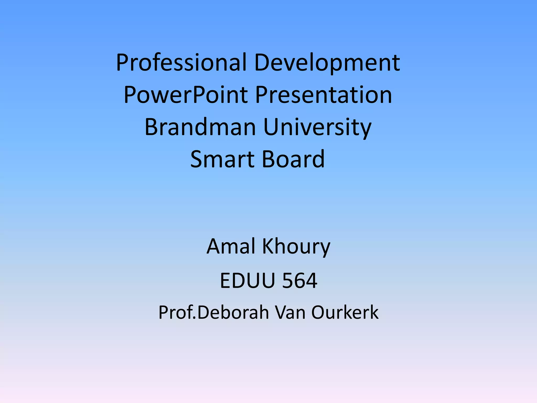 Professional development power_point_presentation1 | PPT