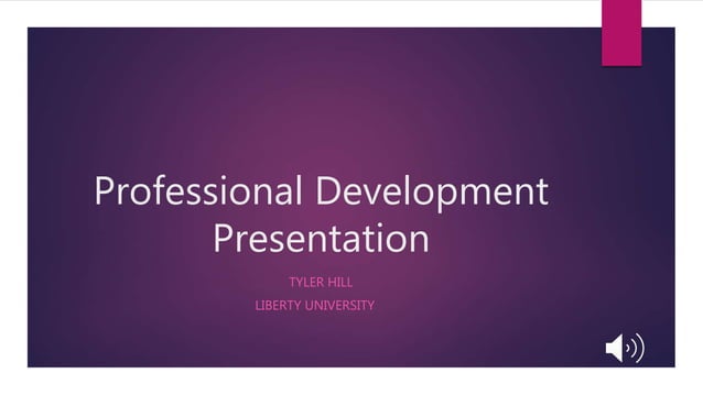 Professional development presentation | PPT