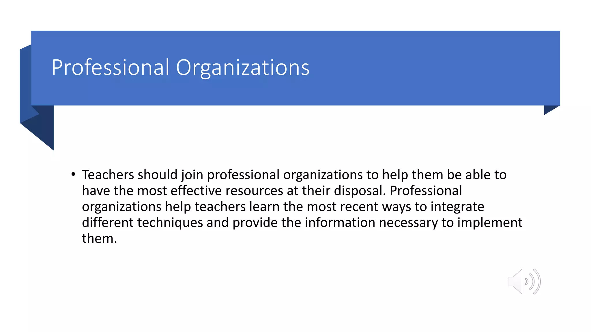 Professional development presentation | PPT