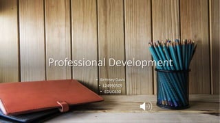 Professional development presentation | PPT