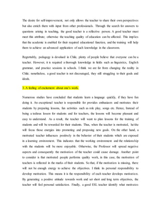 Professional development reflection | DOCX