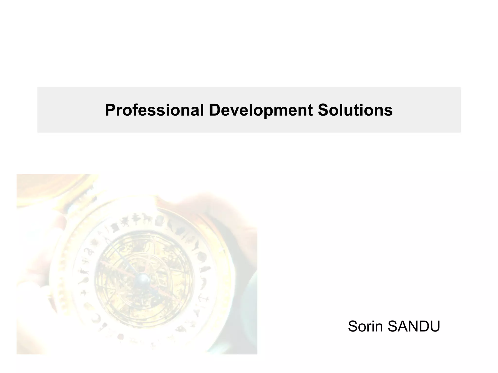 Professional development solutions | PDF