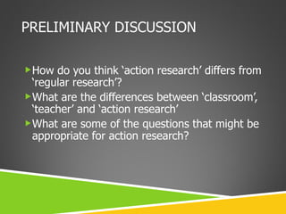 Professional development through action research d. nunan | PPT