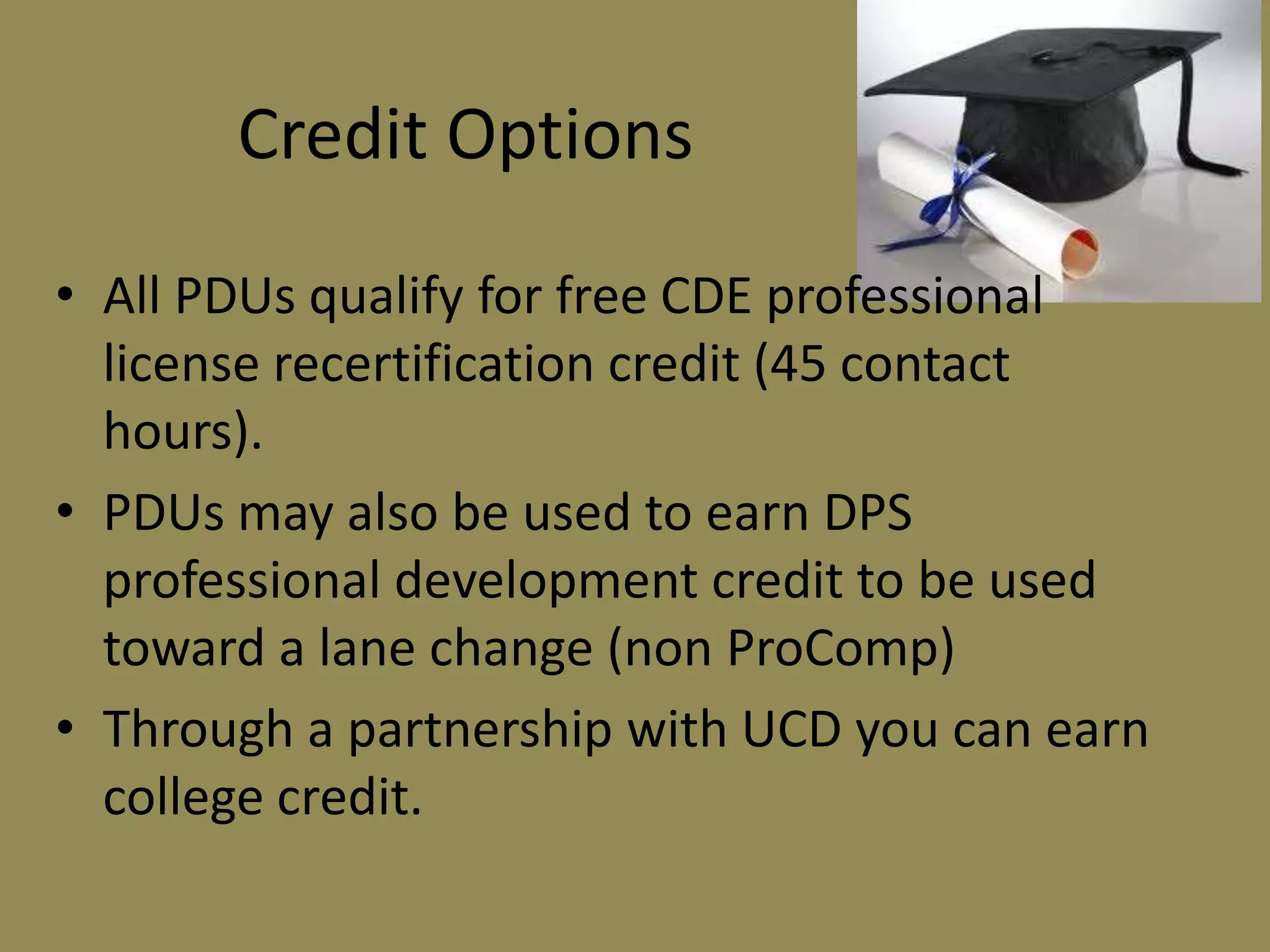 Professional development unit (pdu) 2012 13 | PPT