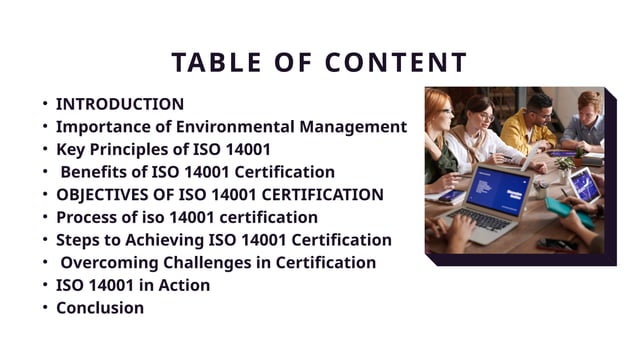 Enhancing Environmental Management Systems: ISO 14001 CERTIFICATION | PPTX | Green Solutions ...