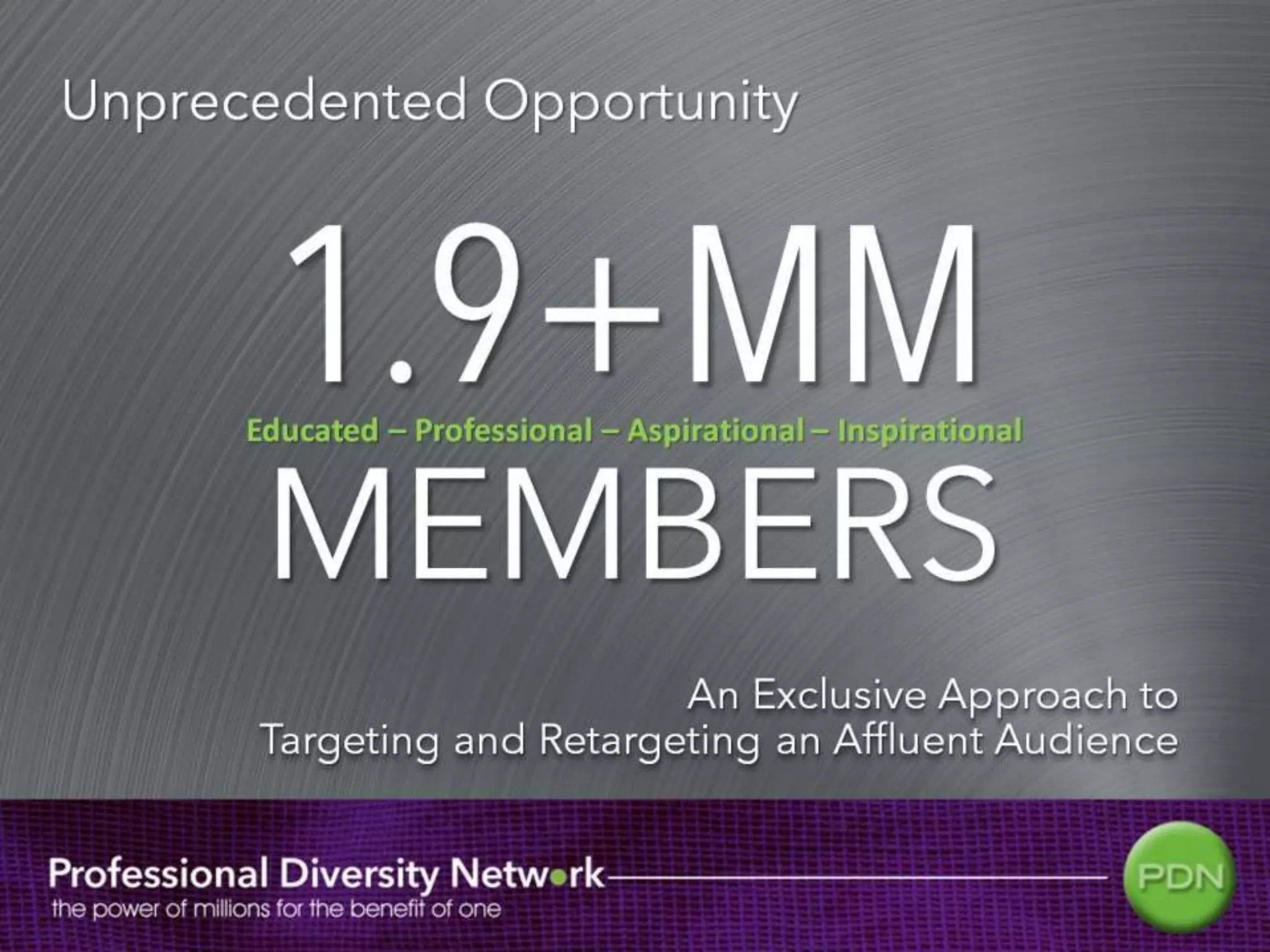 Introducing the Professional Diversity Network | PPTX