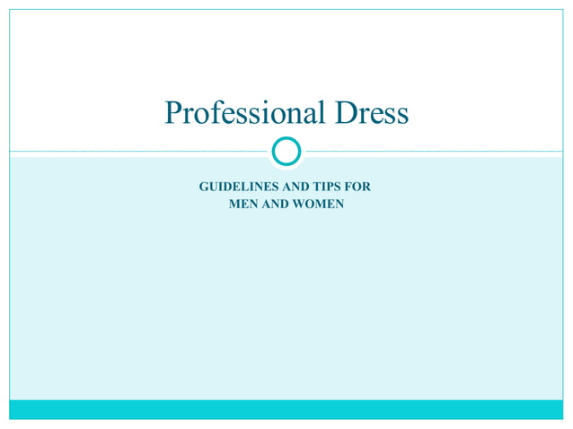 Professional Dress | PPT